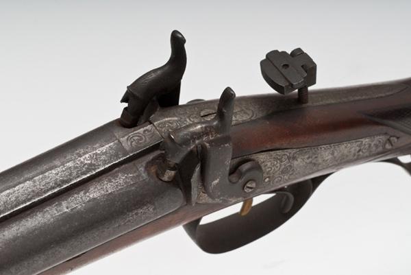 Double Barrel Percussion Combination Rifle/ Shotgun,