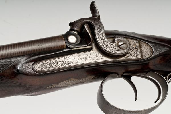 Double Barrel Percussion Shotgun by Joseph Manton,