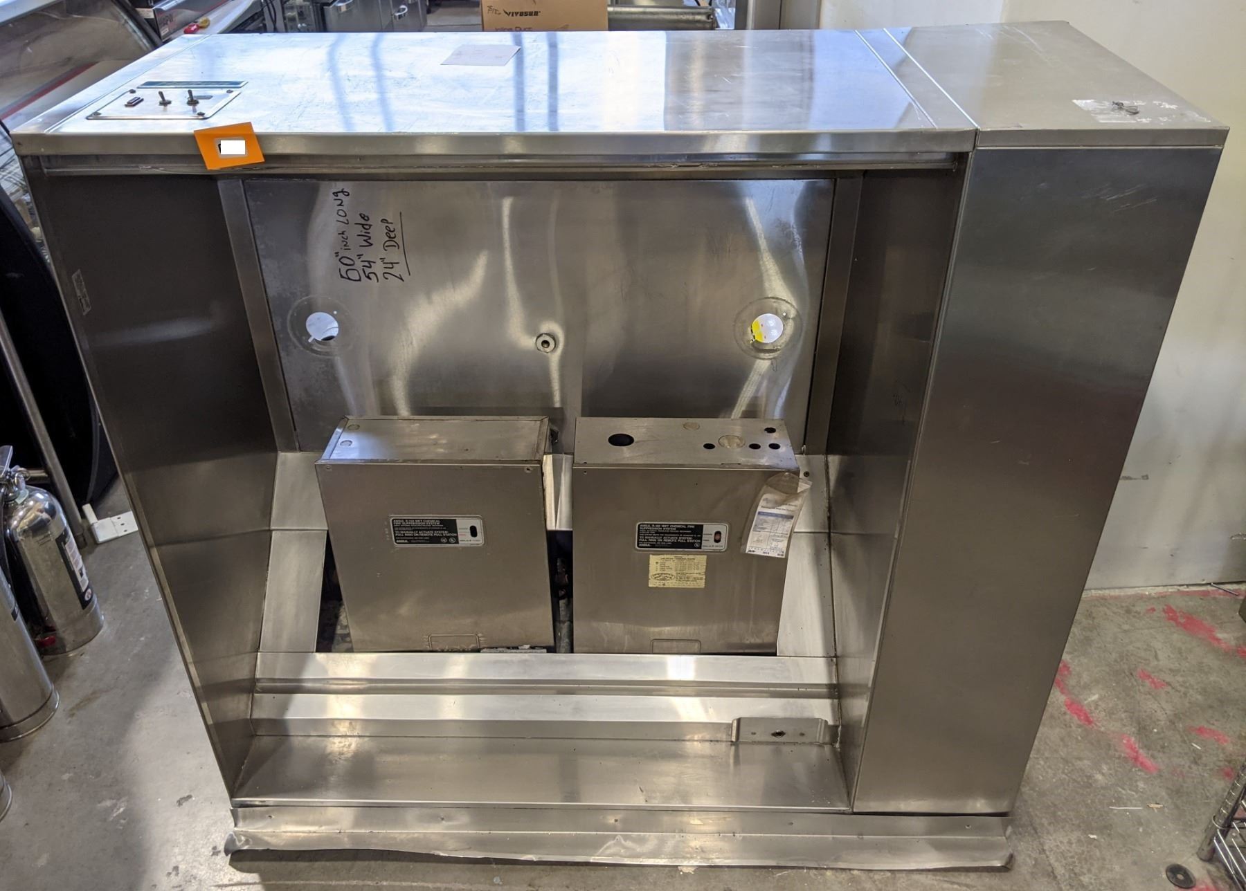 Large Exhaust Hood Vent by Halton - (24" x 54" x 60")