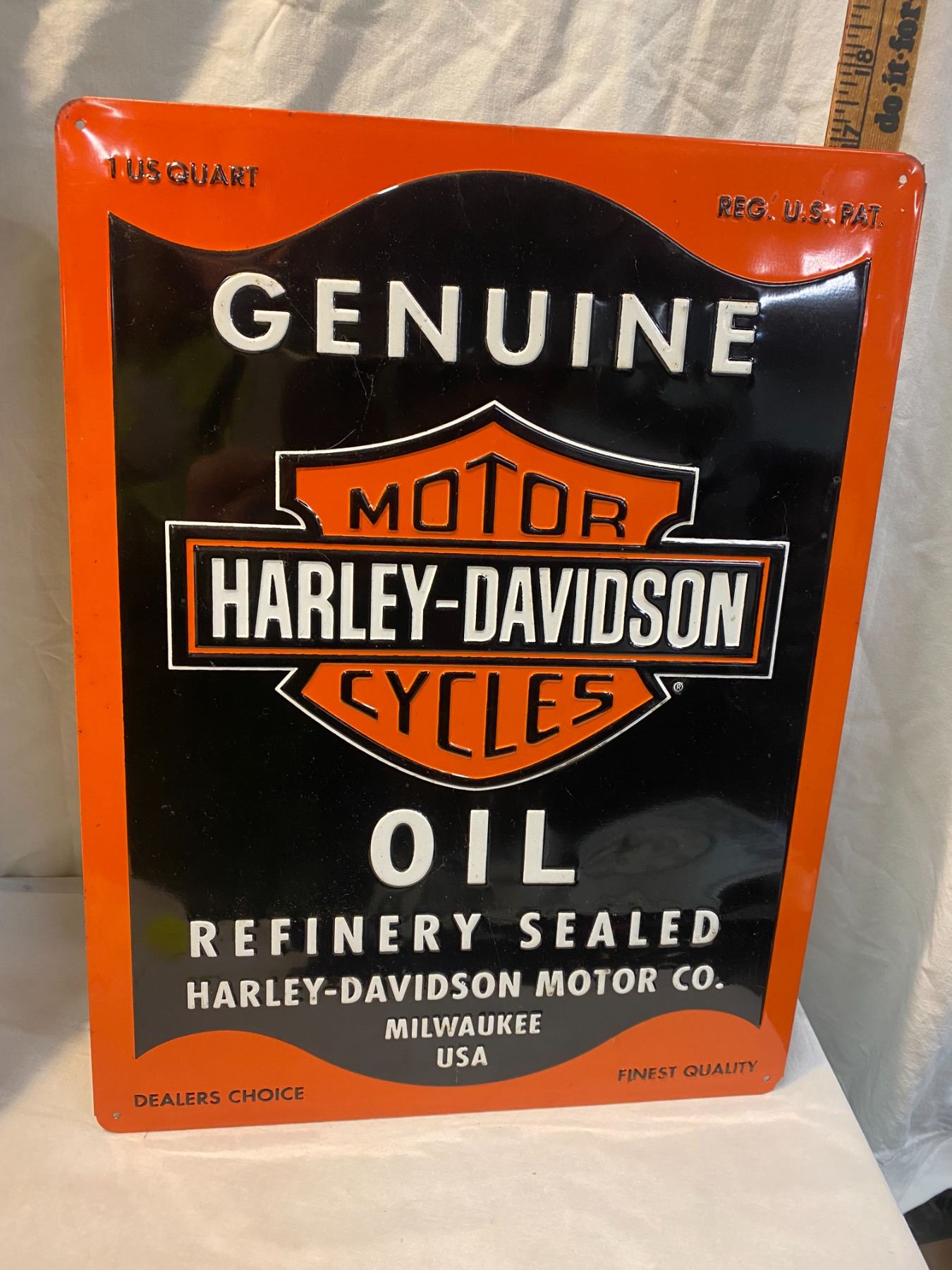Harley-Davidson tin sign