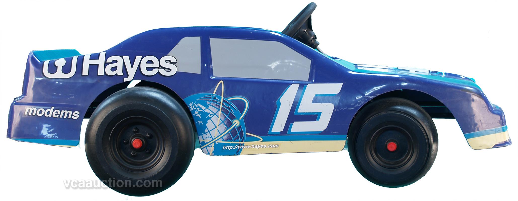 Battery Powered Child's Nascar Race Car "Hayes Modems"