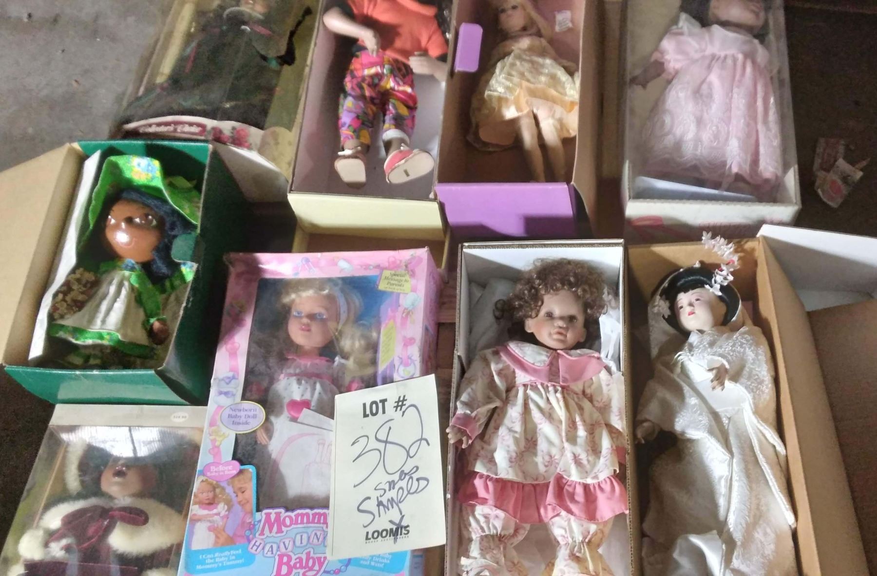 Showroom Samples of Assorted Samples of Collectable Dolls, Mostly ...