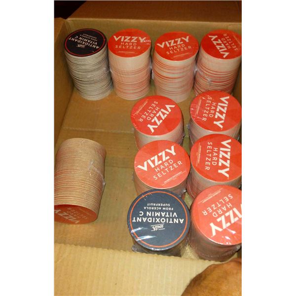 LOT OF 11 PACKS OF COASTERS, NEW IN PACKAGING