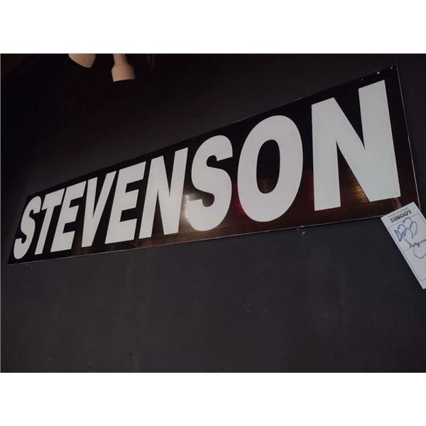 STEVENSON STAGE SIGN