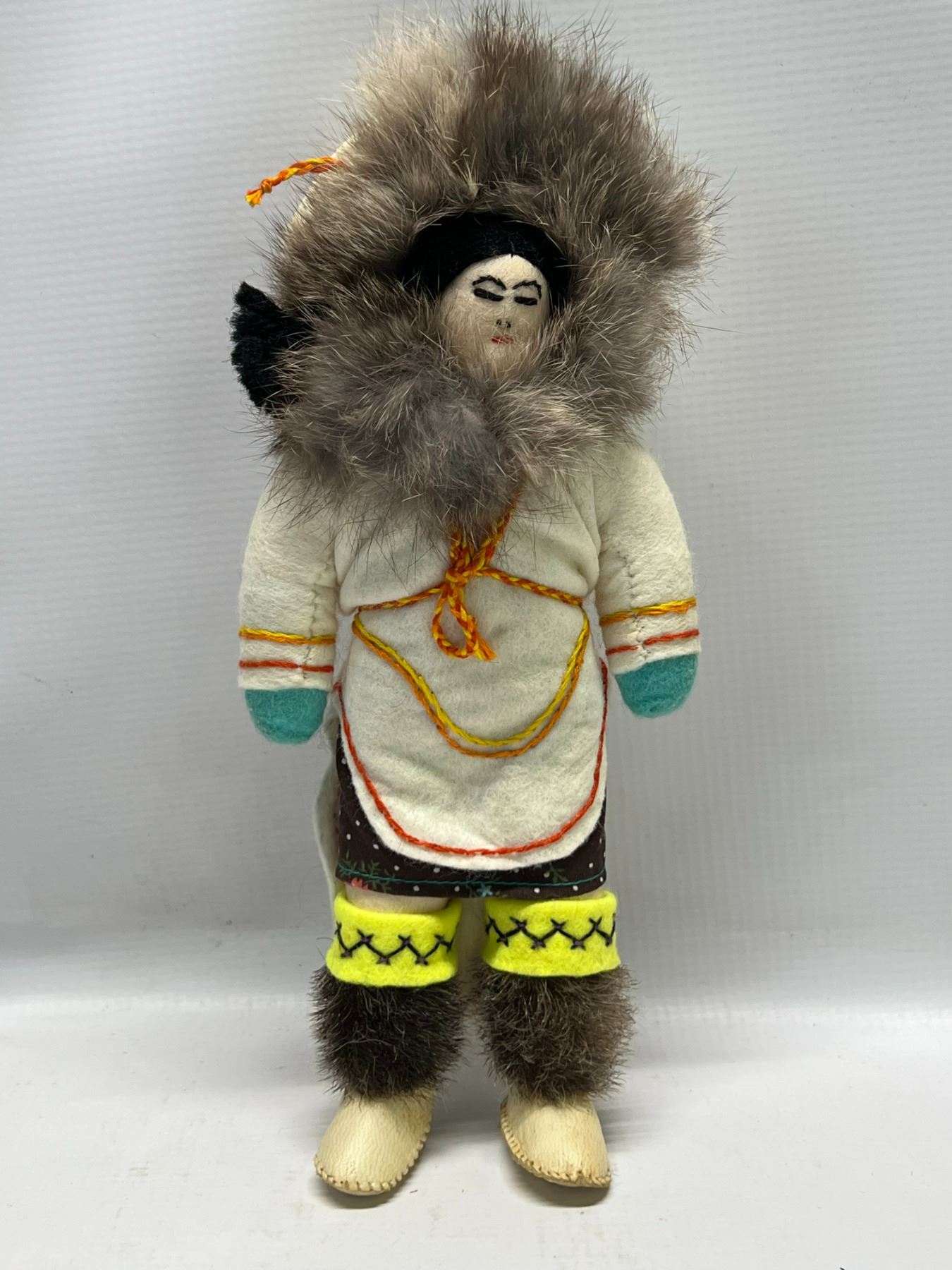 Canadian Inuit Doll (see photos) Approx: 10"T 4"W