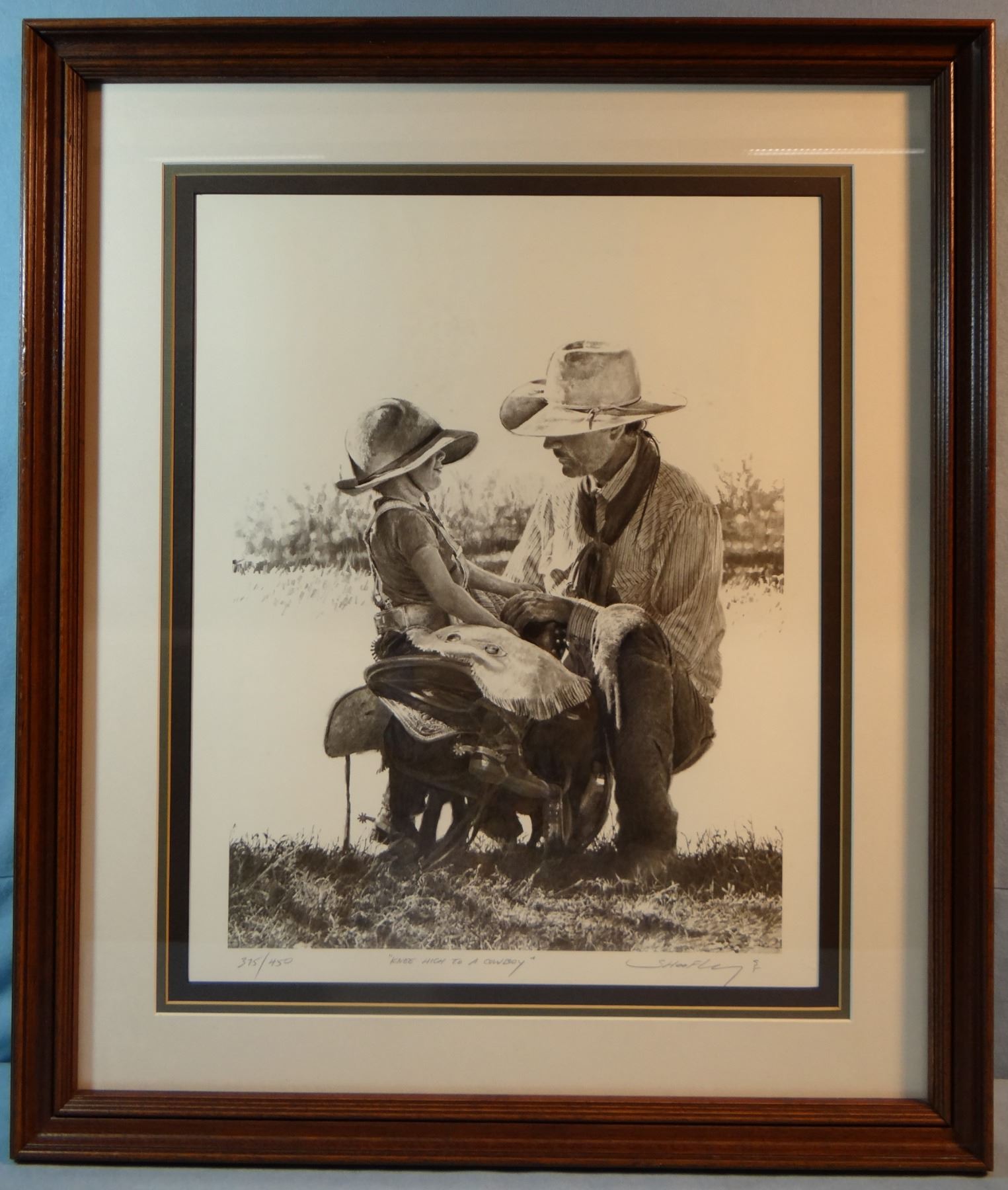 Shufelt, Robert (Shoofly) signed & framed pencil print, Knee High To A ...