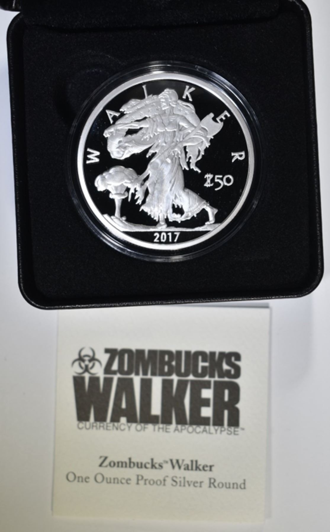 ZOMBUCKS 1 OZ SILVER CURRENCY OF THE APOCALYPSE