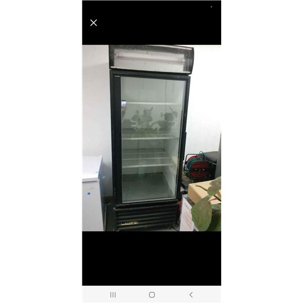 True Single glass door cooler
