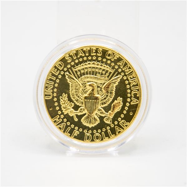 GOLD PLATED US HALF DOLLAR 1986 gold-plated-us-half-dollar-1986