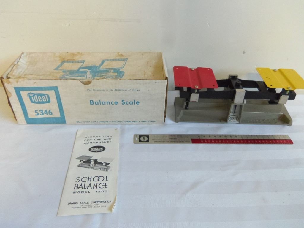 Vintage Ohaus Children's Balance Scale