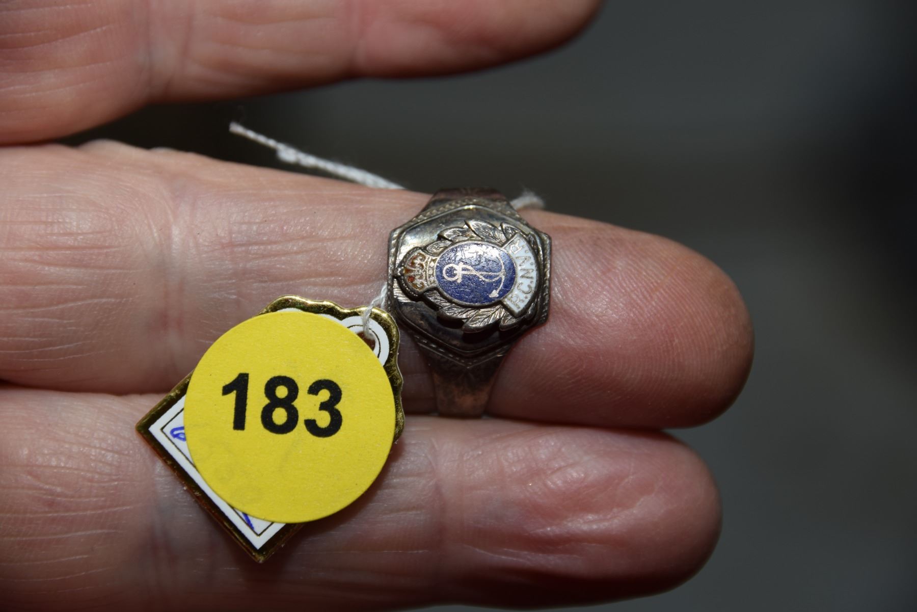 Royal Canadian Navy sterling ring