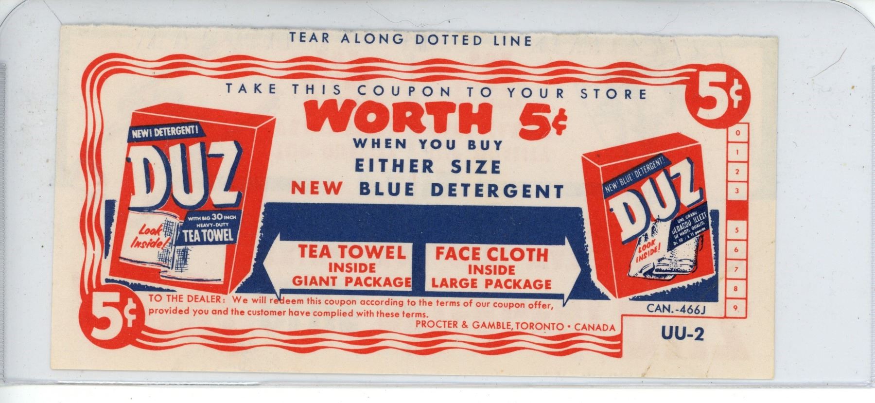 4 - Vintage Duz Detergent Cuopons