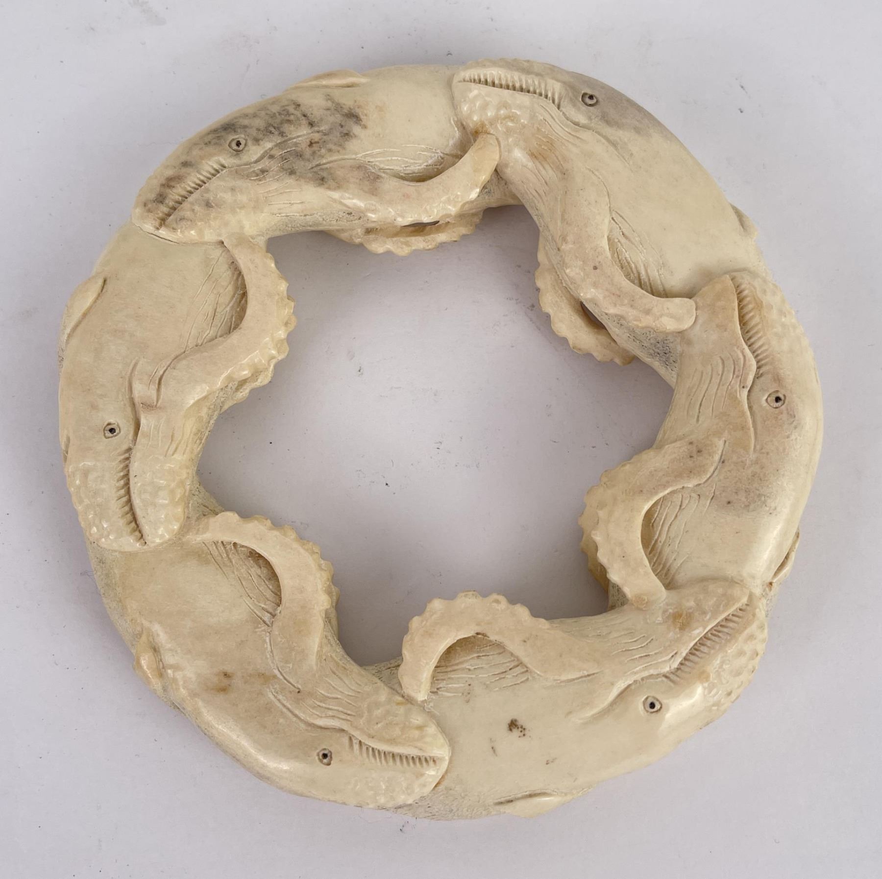 Northwest Coast Indian Carved Whale Bone