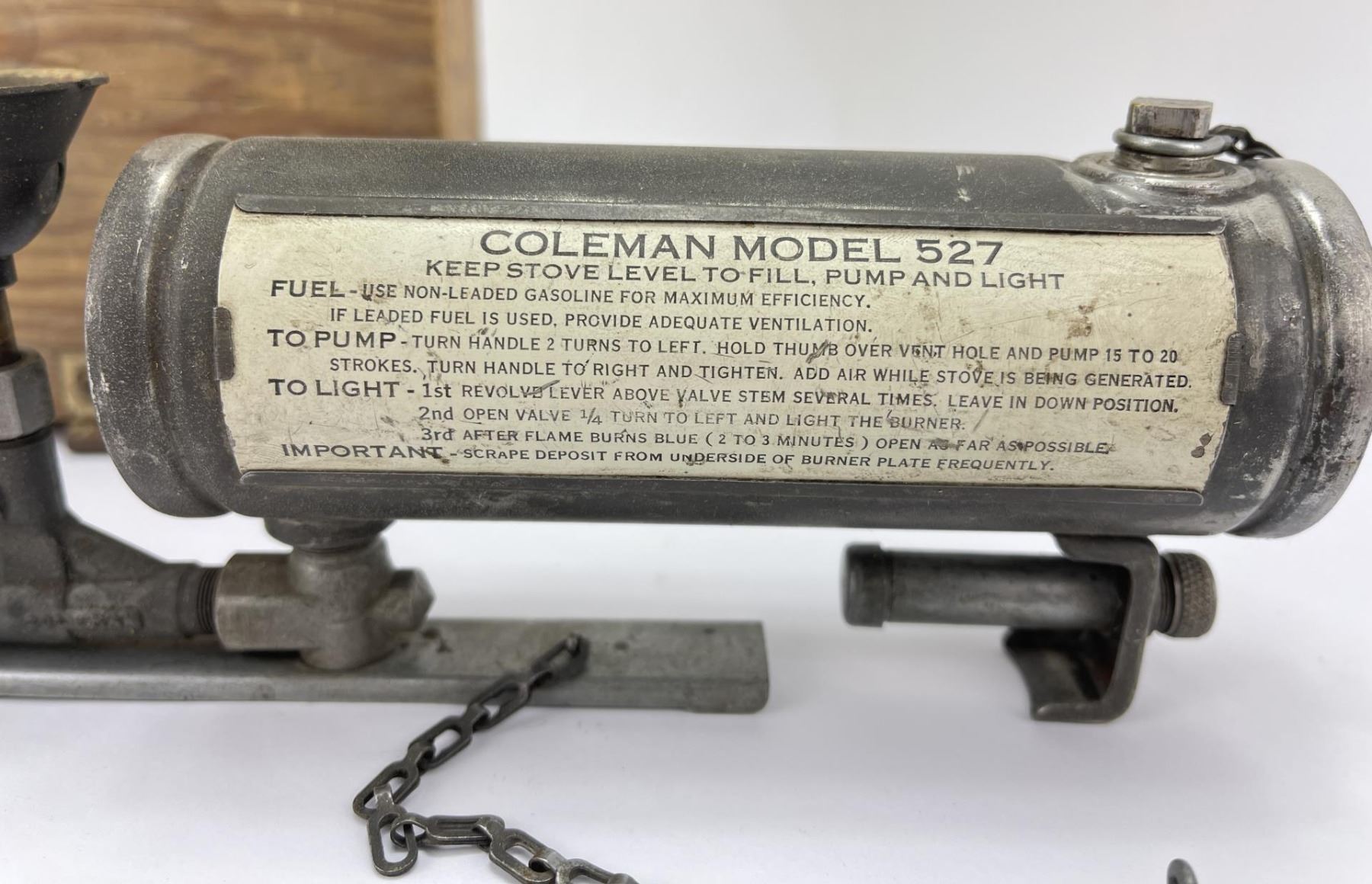 WW2 Coleman Model 527 Field Stove