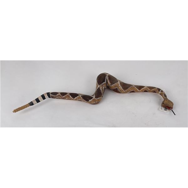 Navajo Indian Made Folk Art Carved Snake