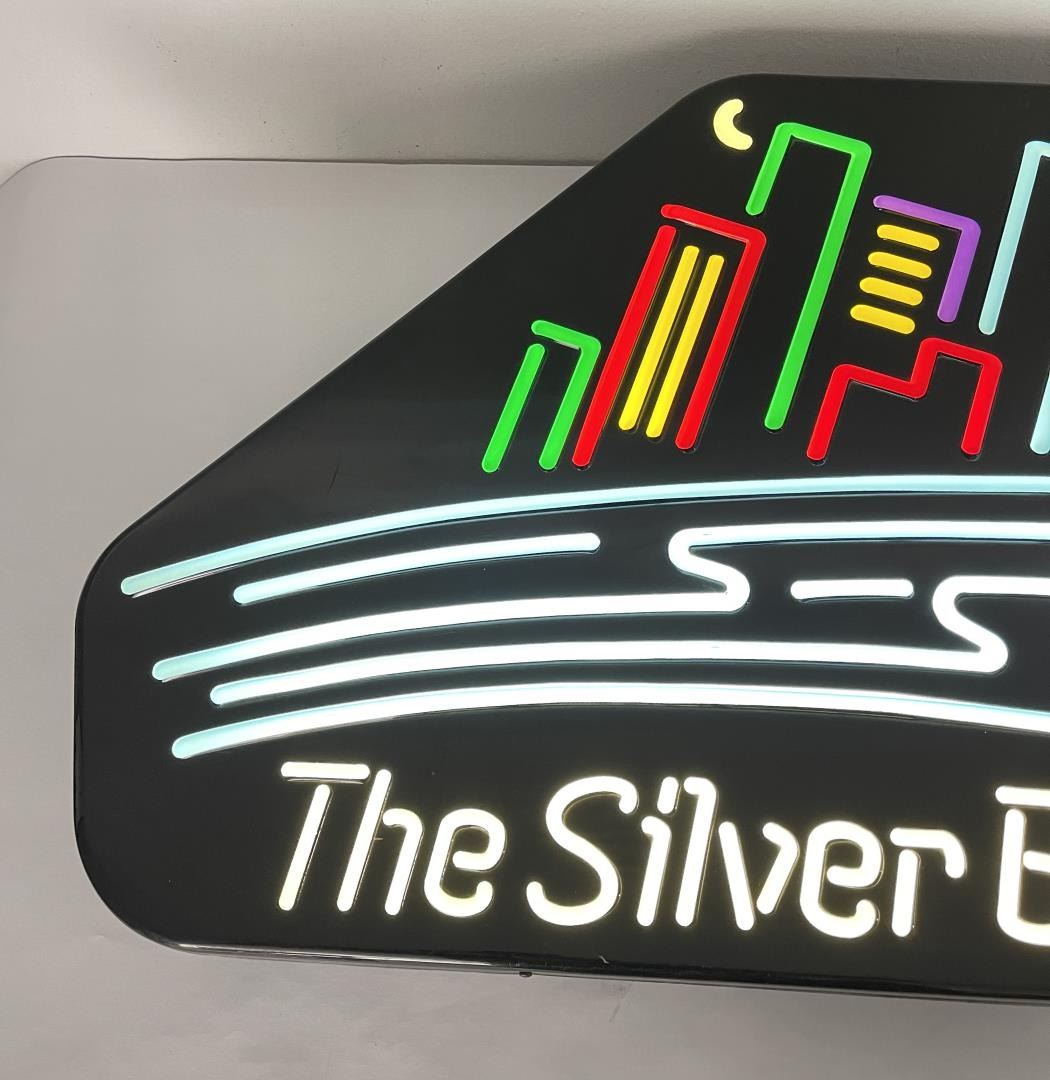 Coors Light Silver Bullet Lighted Bar Sign