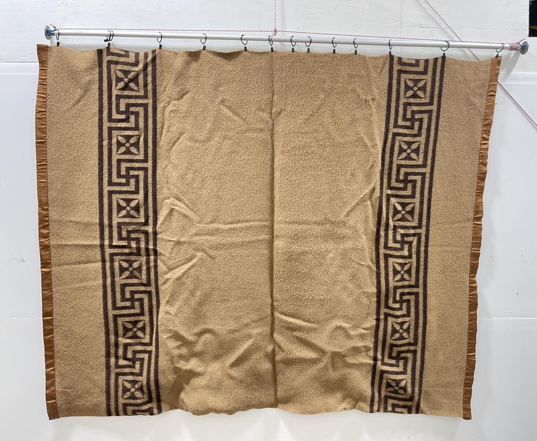 Antique Camels Hair Wool Blanket