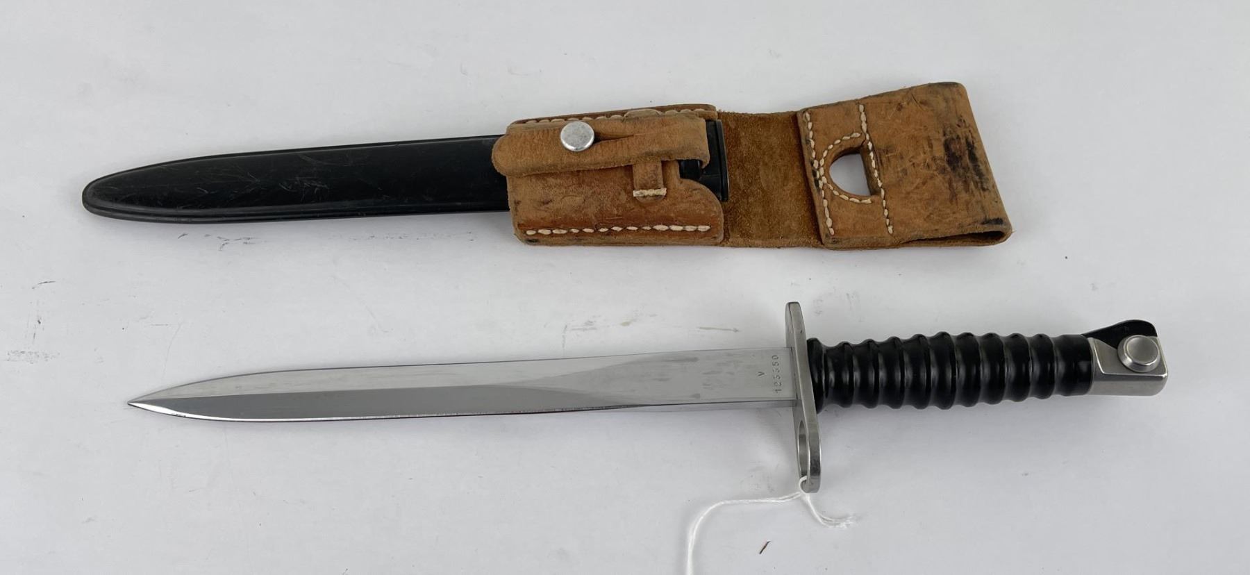 Swiss Sig 1857 PE57 Bayonet Scabbard w/ Frog