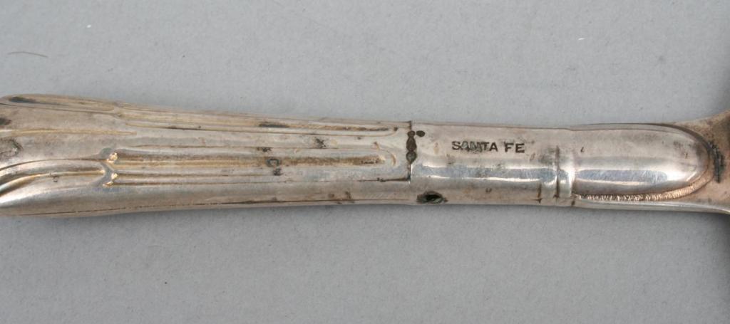 Group of Santa Fe Railroad Silver Plated Flatware