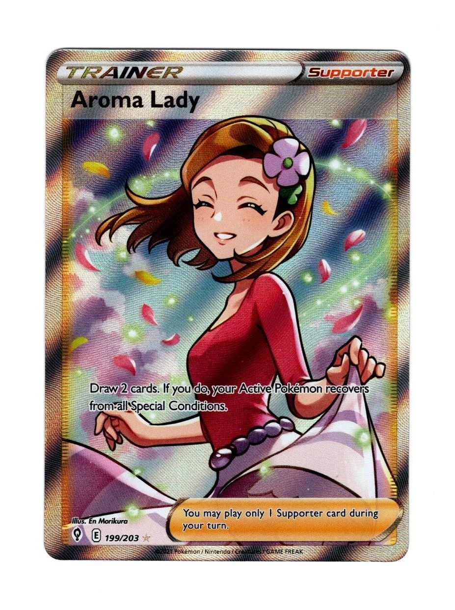 Pokemon: Aroma Lady Full Art (Evolving Skies)