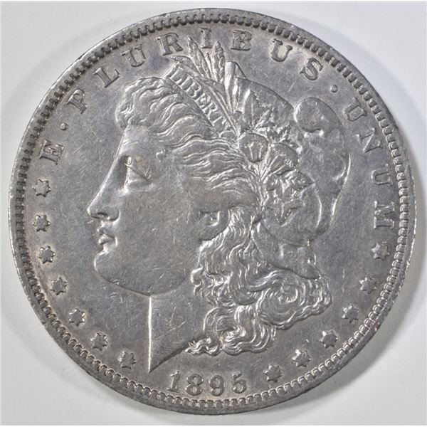 1895-O MORGAN DOLLAR AU