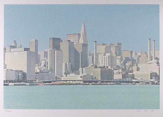 Hsiang-Ning Han, New York City Skyline, Silkscreen