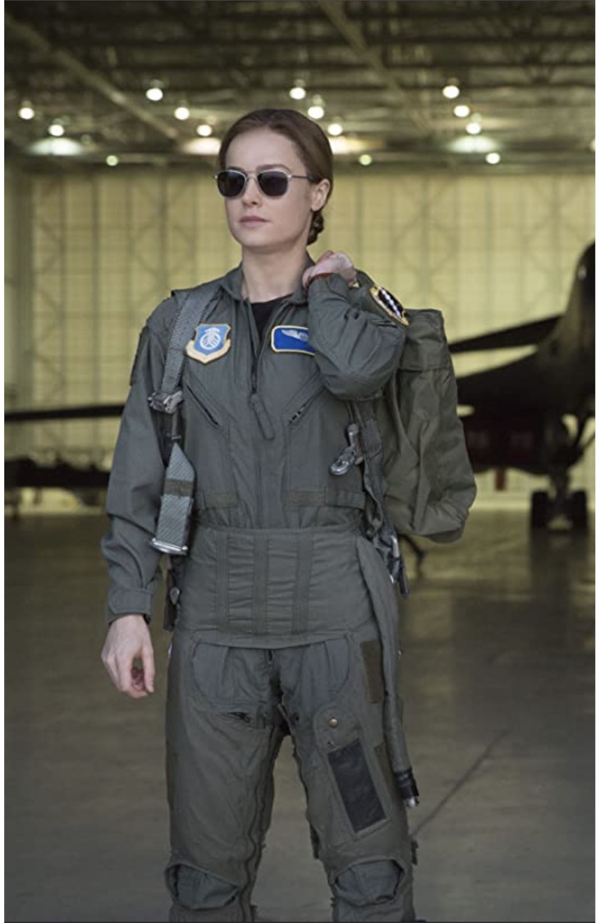 Captain Marvel Carol Danvers (Brie Larson) Jumpsuit Movie Costumes