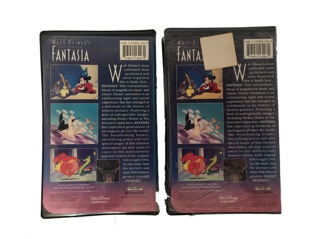 Fantasia (1940) VHS Tapes