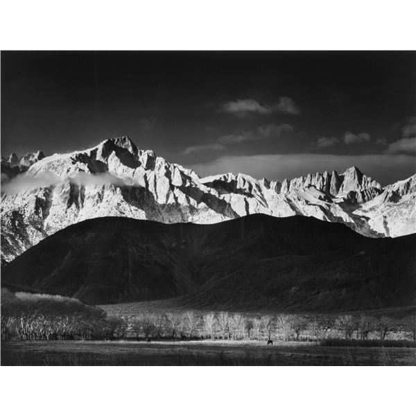 Ansel Adams (1902-1984). Winter Sunrise.