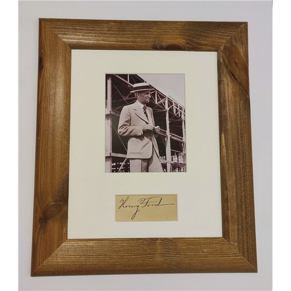 Henry Ford autograph (1863-1947).