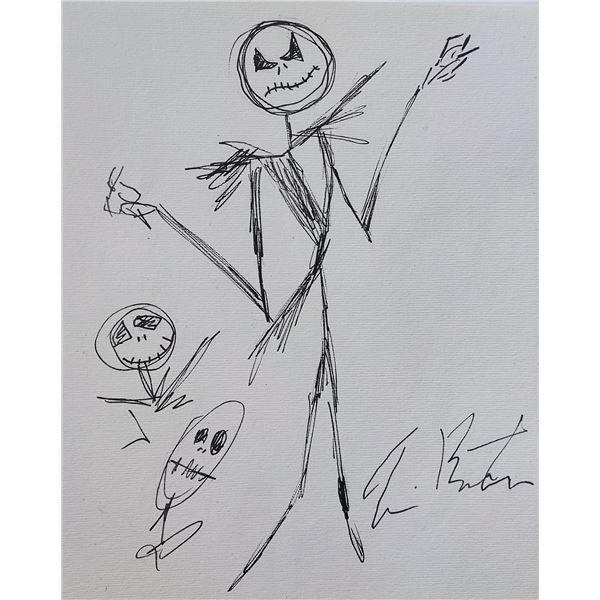 Tim Burton drawing.