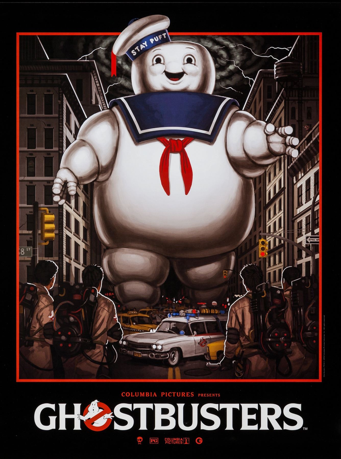 Ghostbusters (Gallery 1988, R-2014). Commemorative Show Poster.