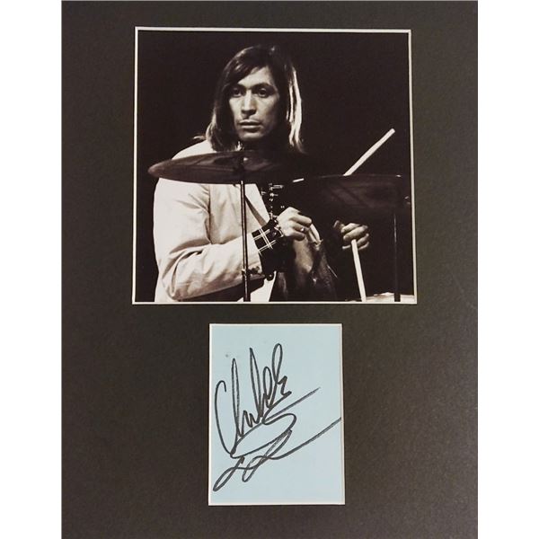 Charlie Watts autograph (1941-2021).