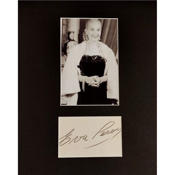 Eva Peron autograph (1919-1952).