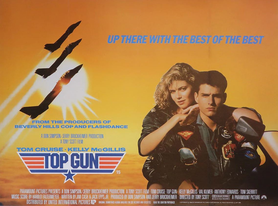 Top Gun poster.