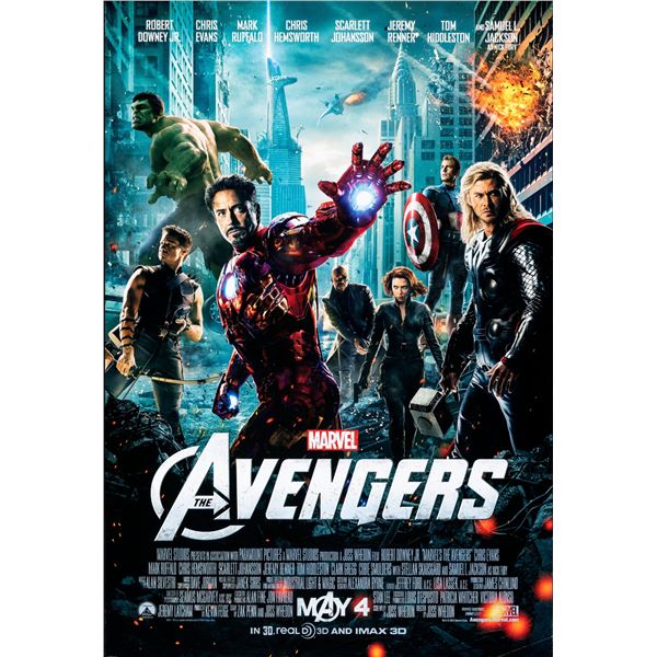 The Avengers (Paramount, 2012). poster.