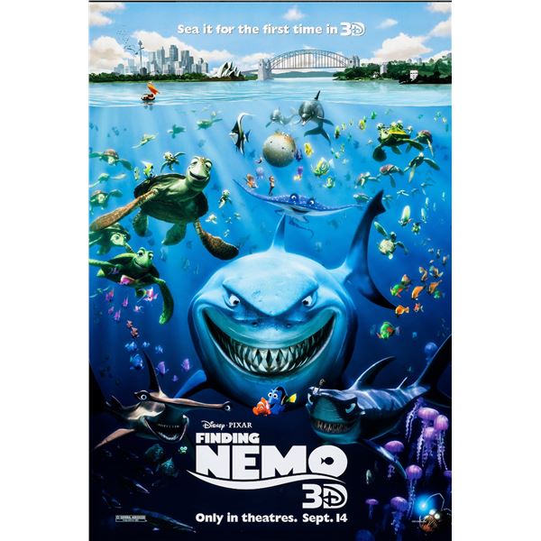 Finding Nemo (Disney 2003). Rolled poster.