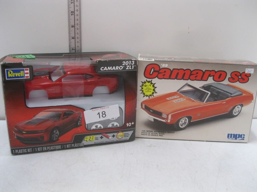 Revell 2013 Camaro / MPC 1969 Camaro SS Model Kits