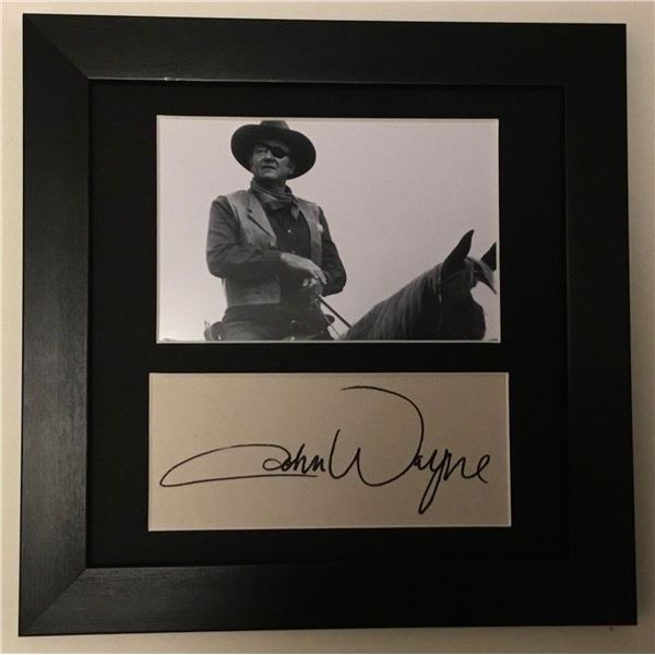John Wayne autograph (1907-1979).