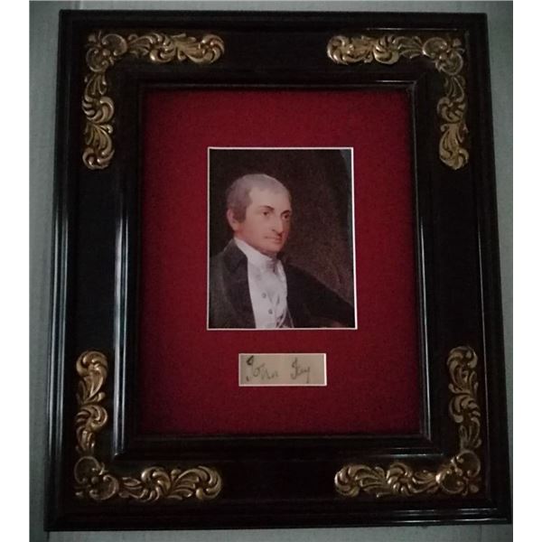 John Jay signature (1745-1829).