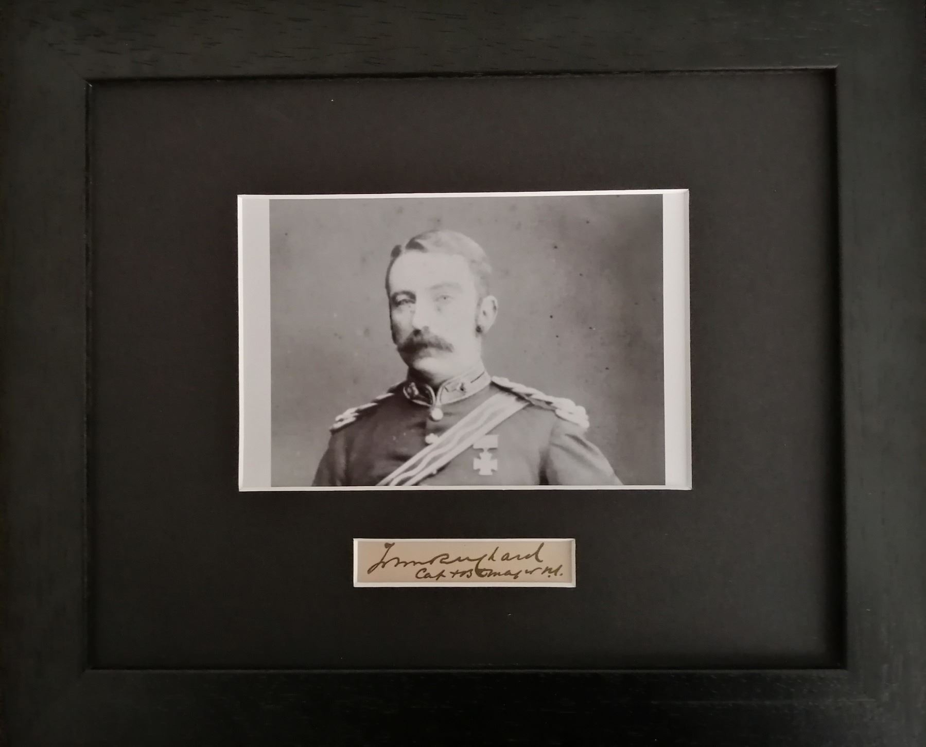 Colonel John Rouse Merriott Chard signature (1847-1897).