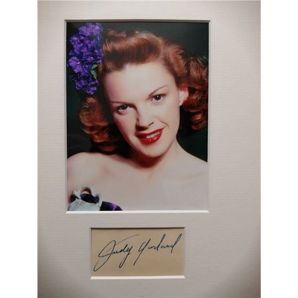 Judy Garland autograph (1922-1969).
