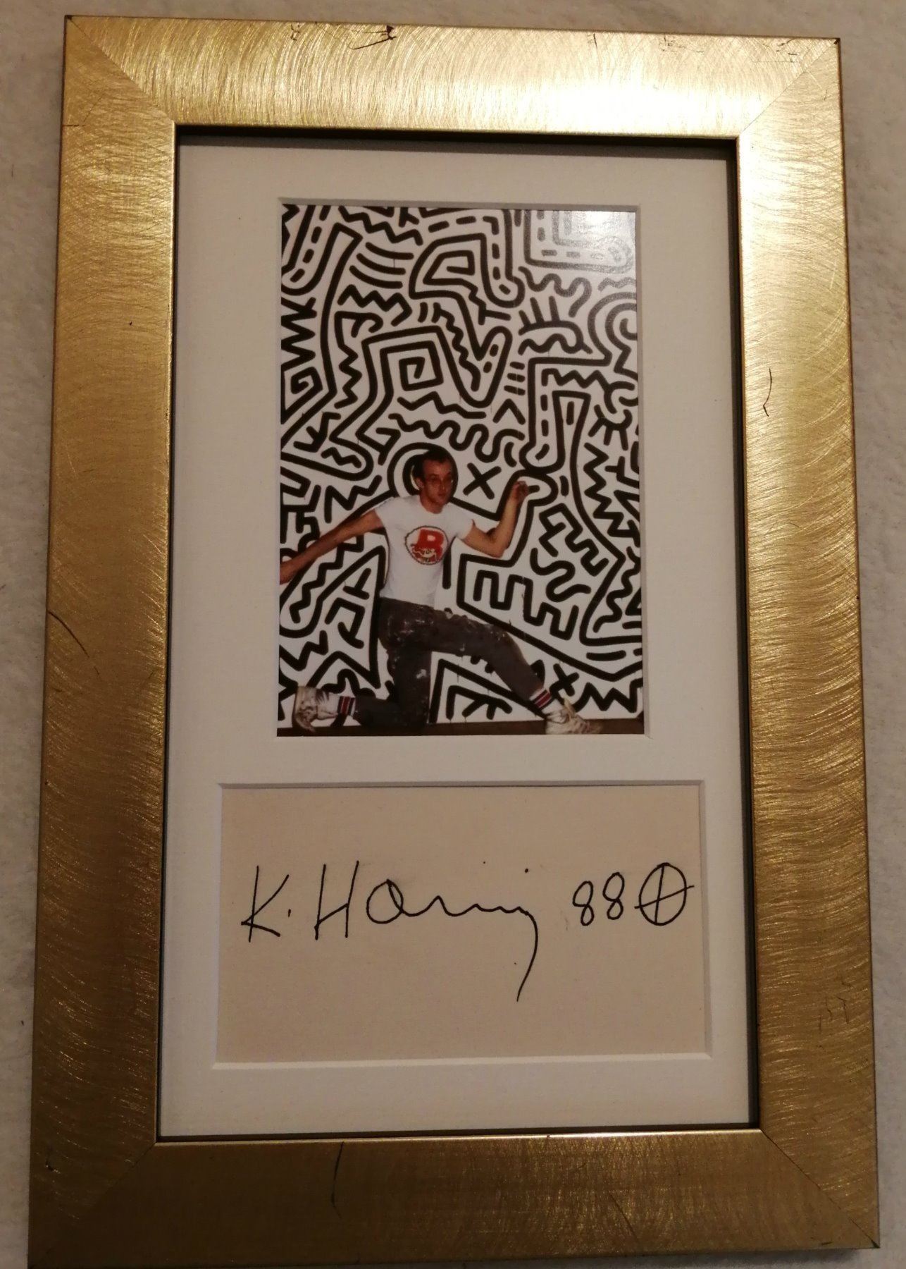 Keith Haring autograph (1958-1990).
