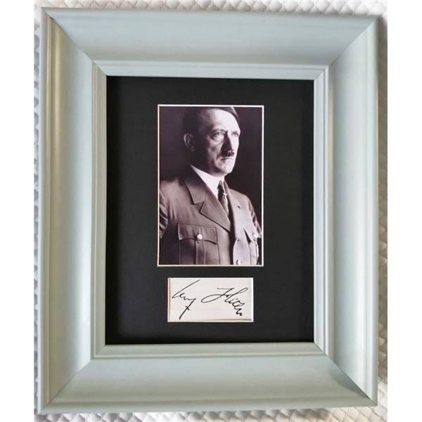 Adolf Hitler signature. (1889-1945).