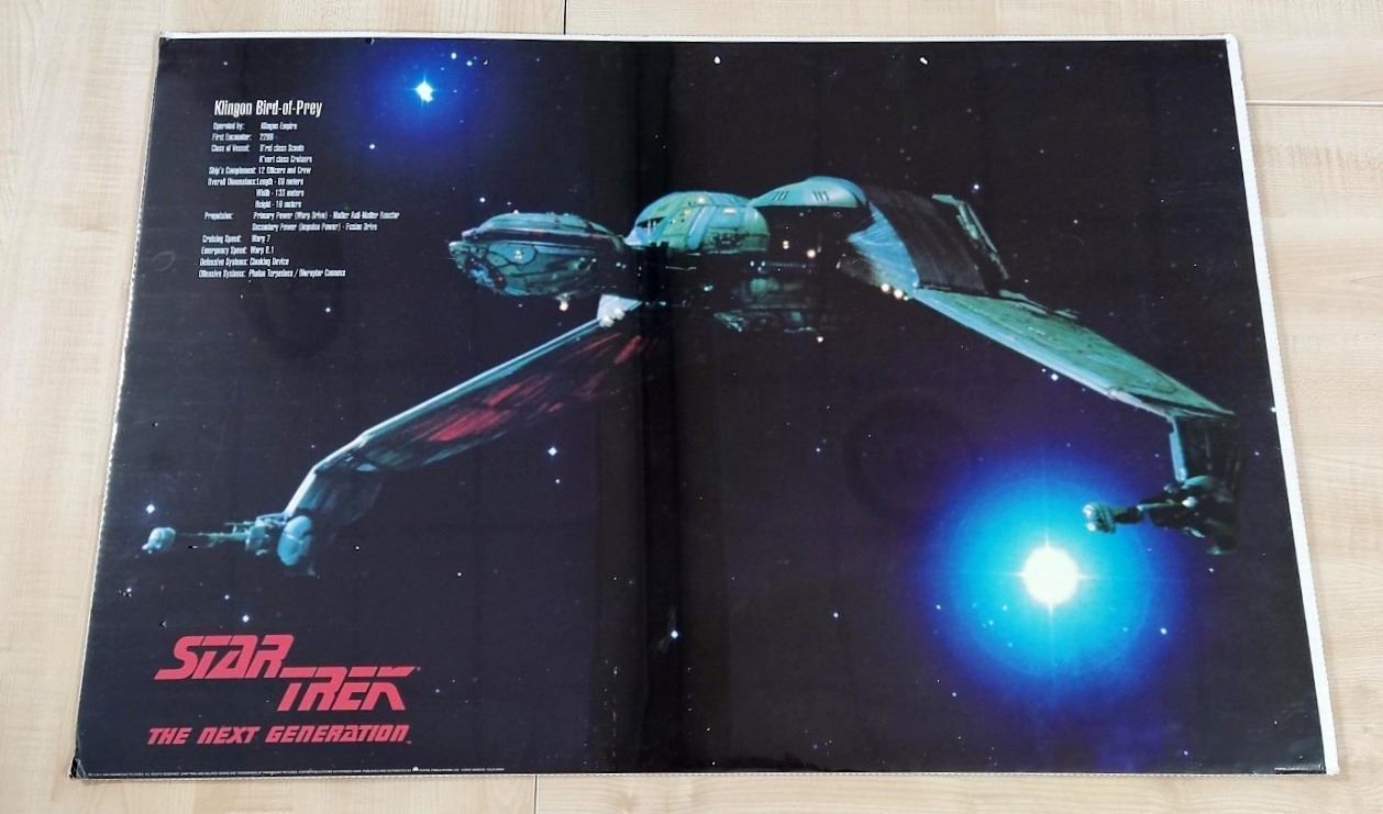 Klingon Bird of Prey (Portal publications) poster.