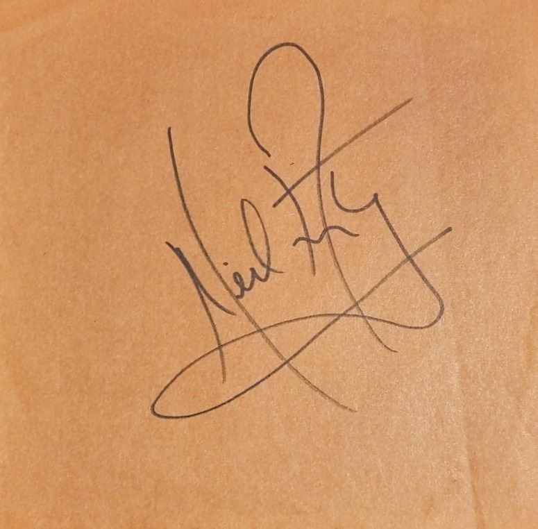Neil Armstrong Signature.