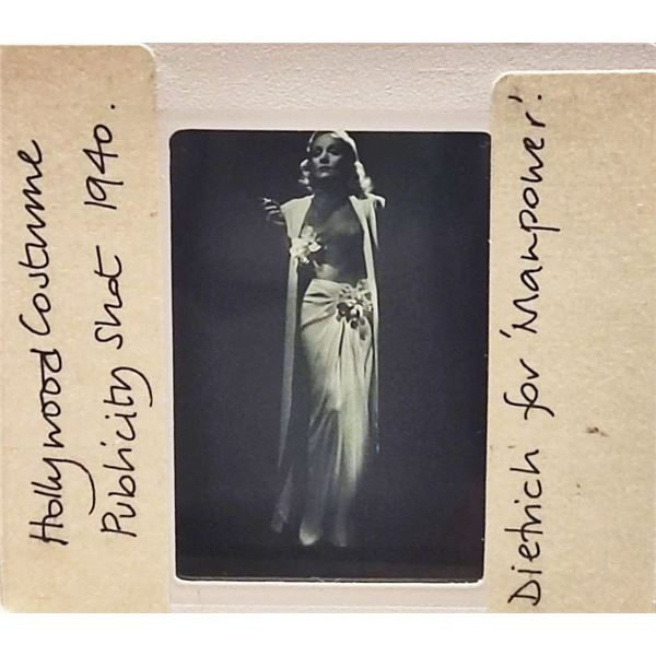 Photographer: Scotty Welbourne, vintage negative of Marlene Dietrich.