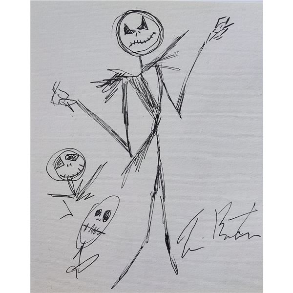 Tim Burton drawing.