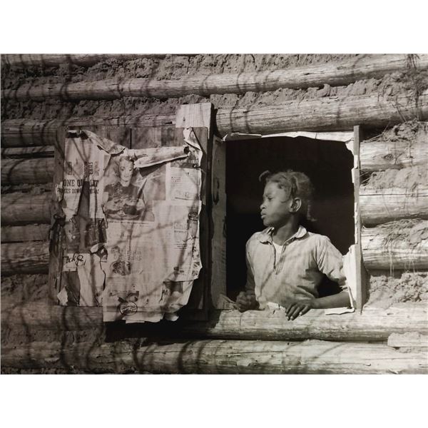 Photographer: Arthur Rothstein - Girl at Gee's Bend, Alabama, 1937.