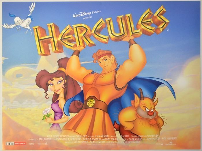 Hercules x2 and The Hunchback of Notre Dame British posters.